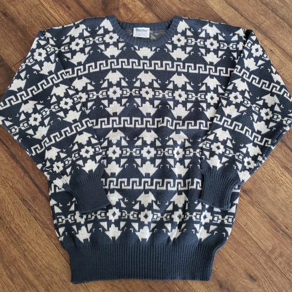 meister | Sweaters | Vintage Ski Sweater Meister Wool Blend Size L ...